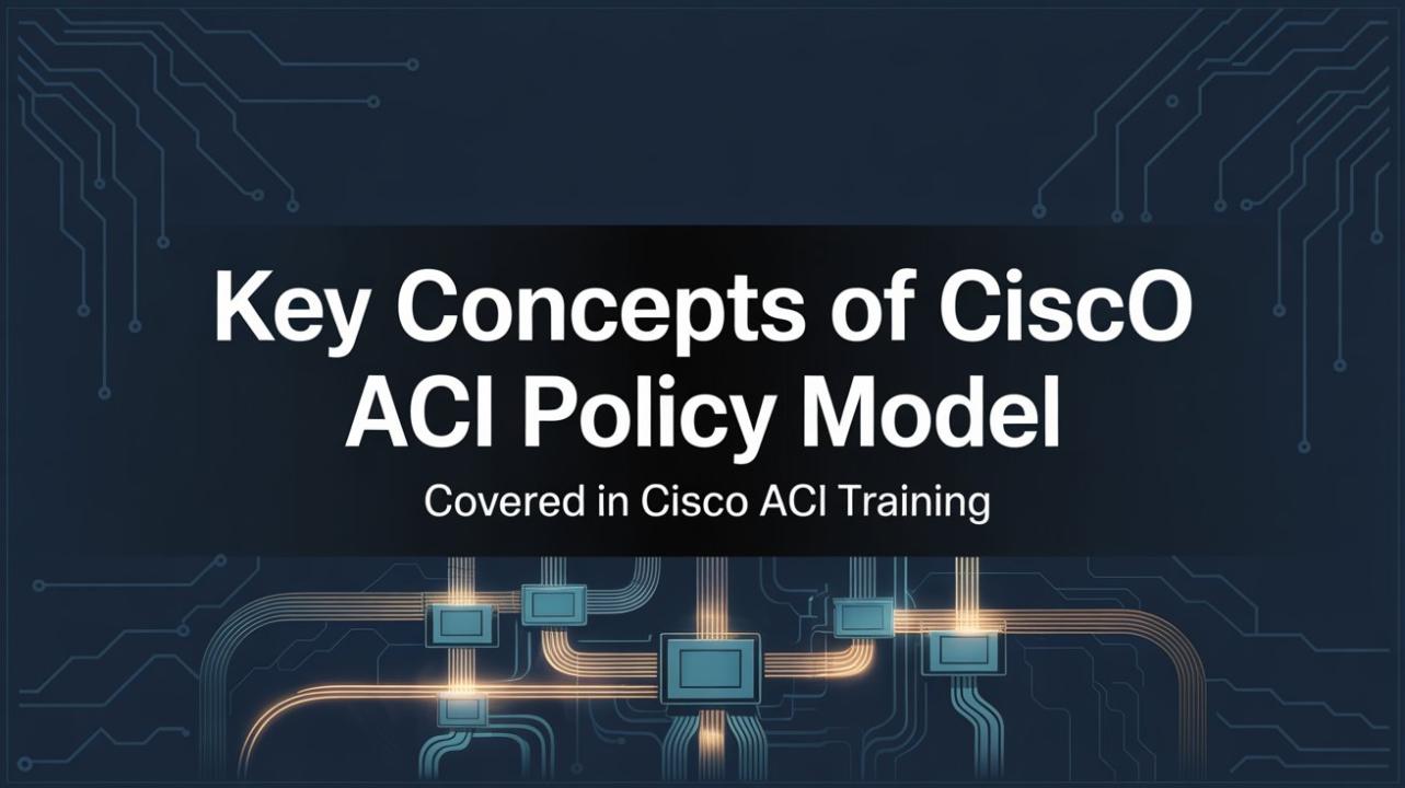 Key Concepts of Cisco ACI Policy Model Covered in Cisco ACI Training ...