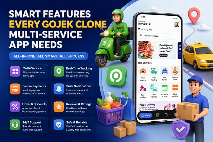 Smart Features Every Gojek Clone Multi-Service App Needs ...